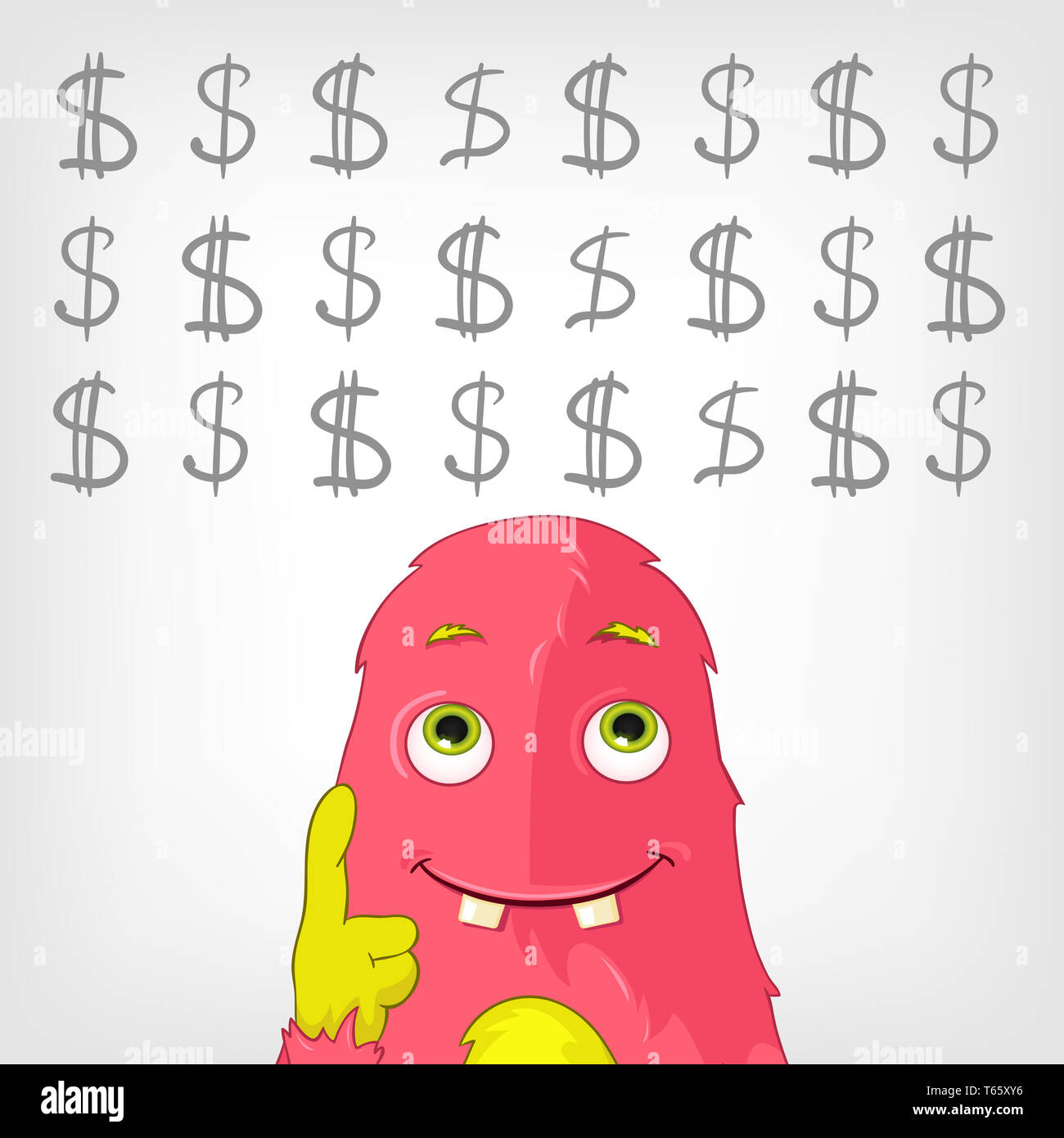 Dollar monster hi-res stock photography and images - Alamy