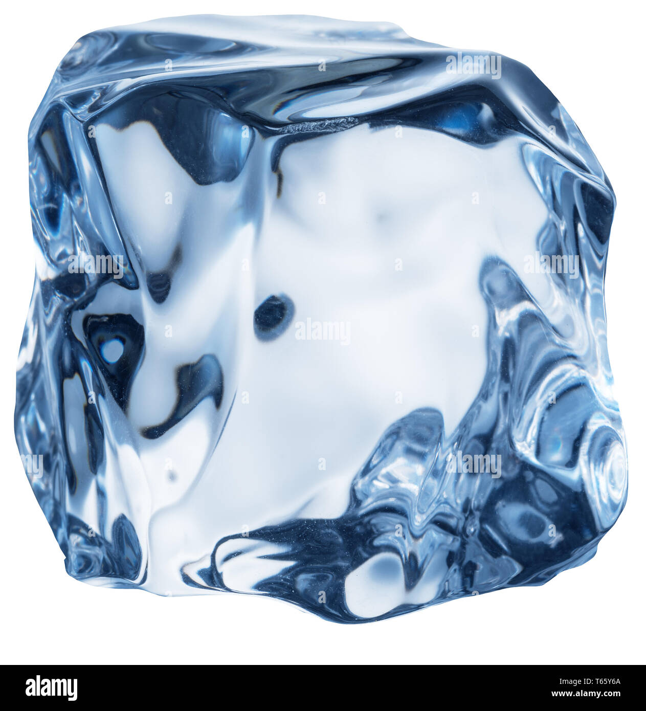 Ice cube. Macro shot of perfect ice cube. File contains clipping path Stock Photo - Alamy
