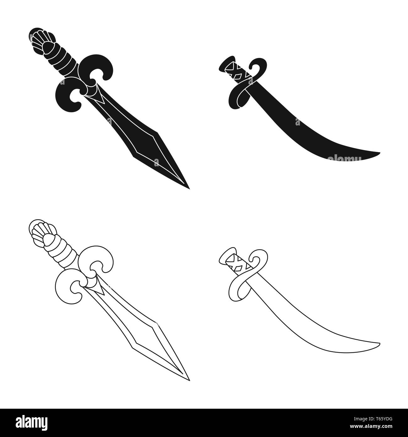 Copper hilt Stock Vector Images - Alamy