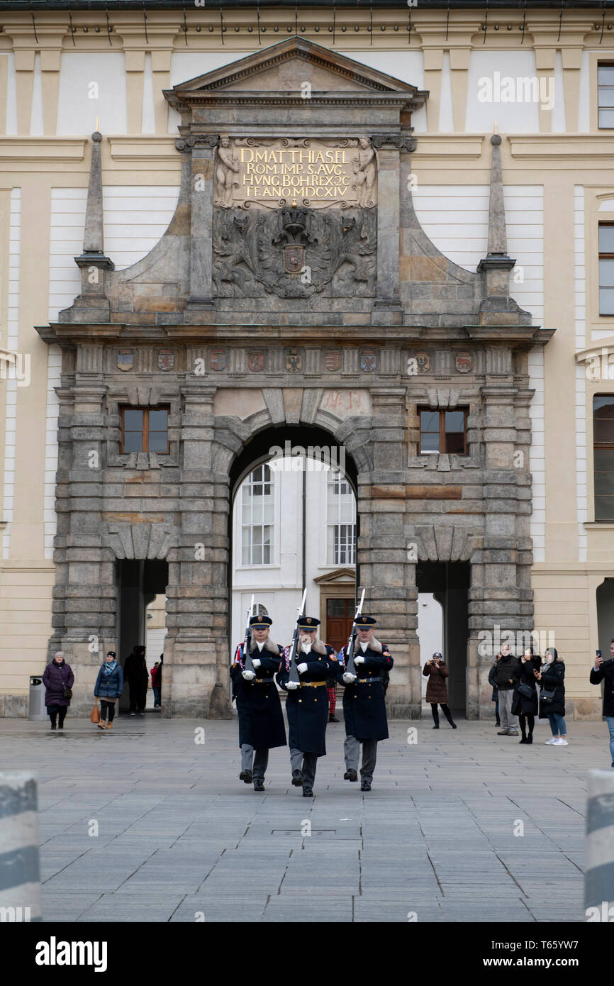 Matthias gate prague castle hi-res stock photography and images - Alamy