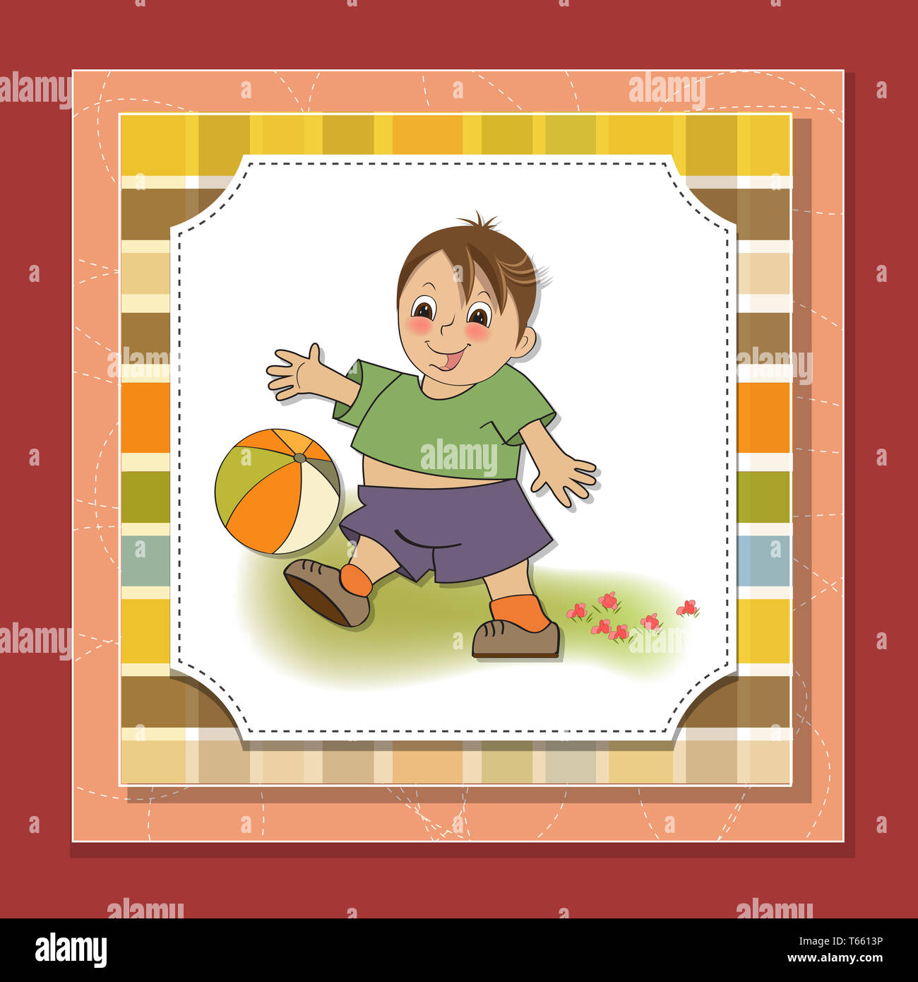 little boy playing ball Stock Photo - Alamy little boy playing ball Stock Photo - Alamy