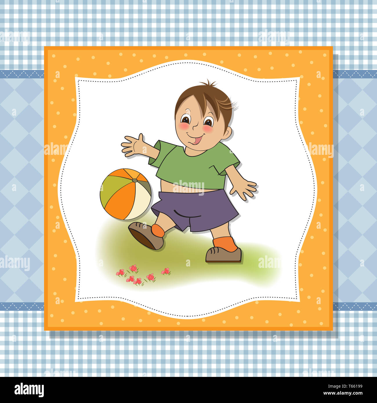 little boy playing ball Stock Photo - Alamy little boy playing ball Stock Photo - Alamy