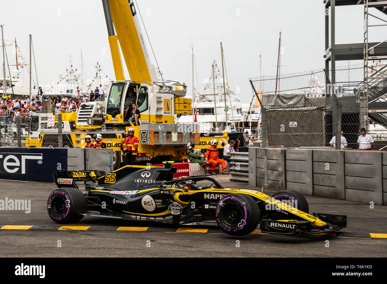Monte Carlo/Monaco - 05/27/2018 - #55 Carlos SAINZ (SPA) going wide at ...