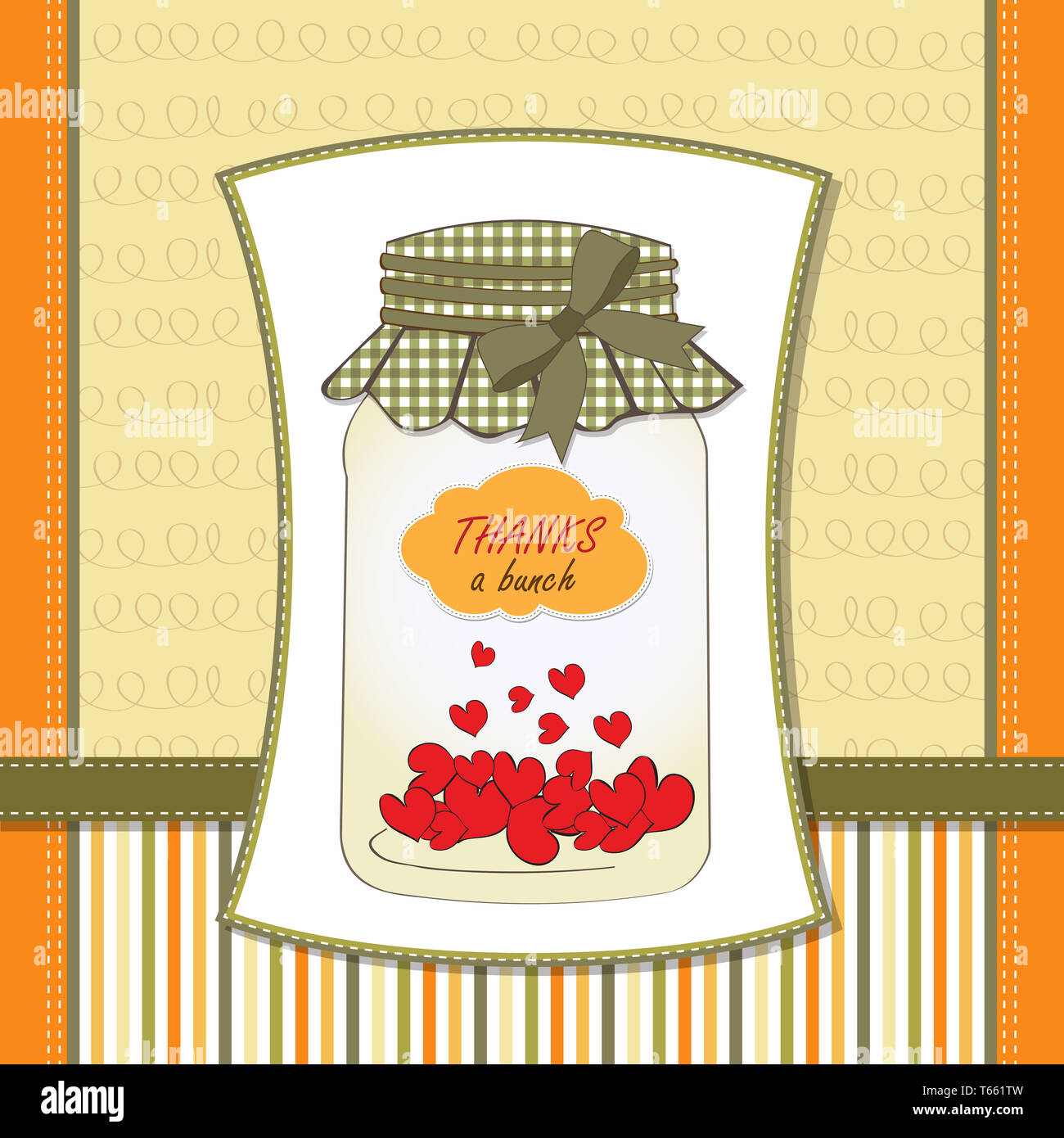 Thank you card colorful hi-res stock photography and images - Alamy