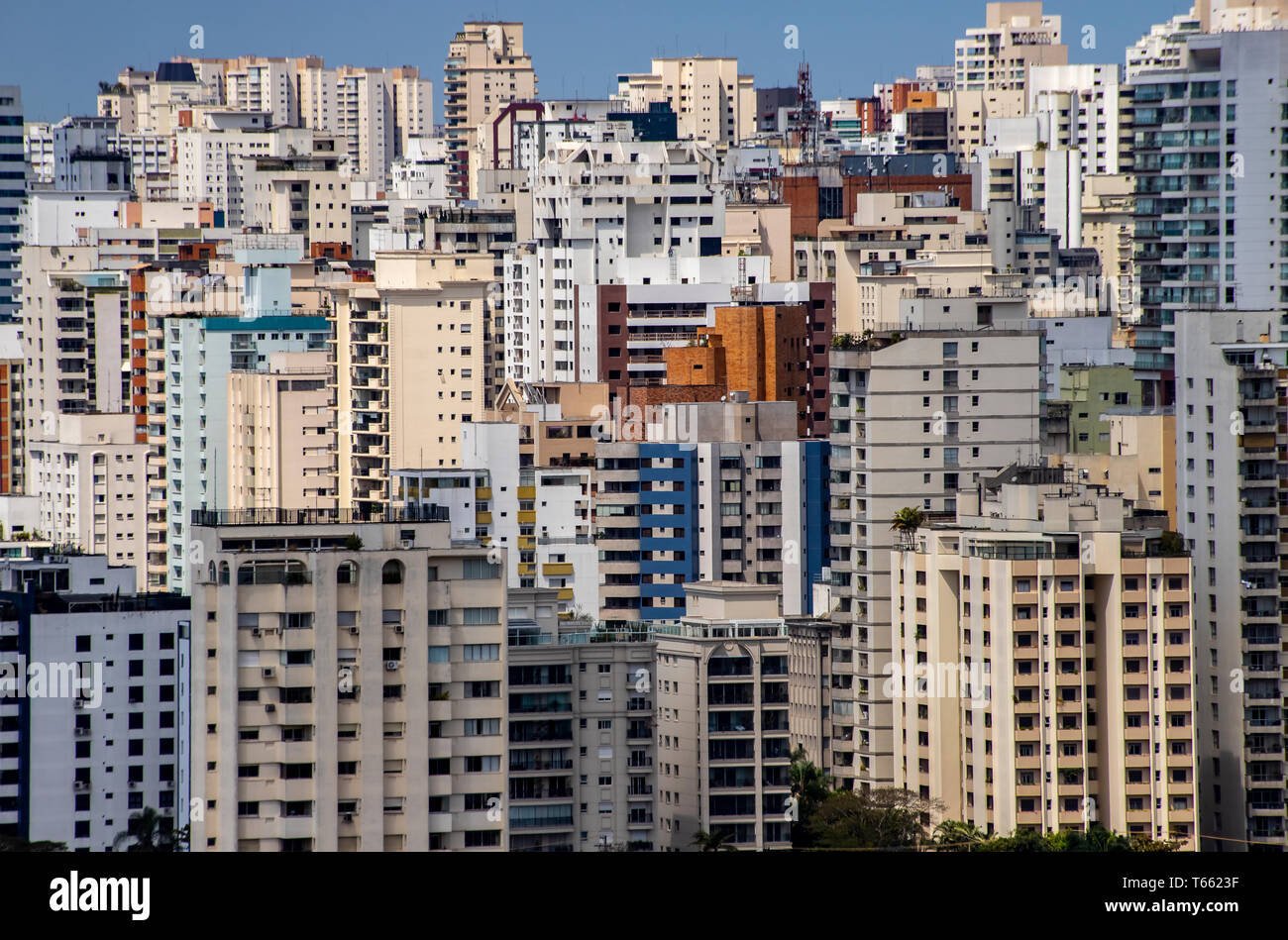 Largest cities in the world. City of Sao Paulo, Brazil South America ...