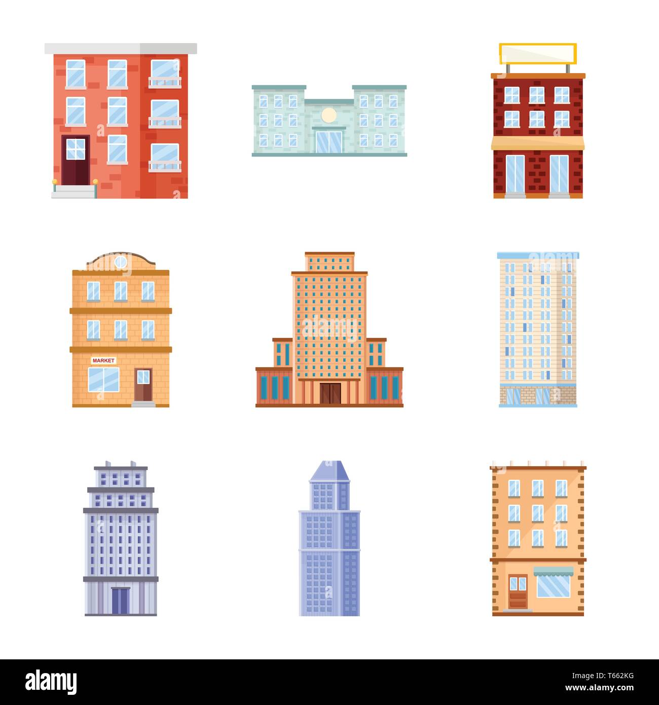 High rise hospital Stock Vector Images - Alamy