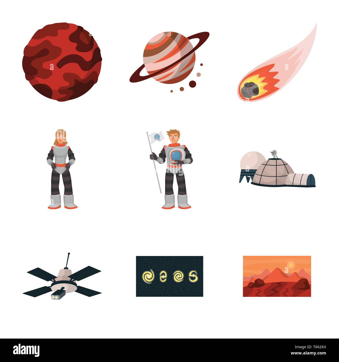 planet,comet,astronaut,base,satellite,constellation,surface,mars,system ...