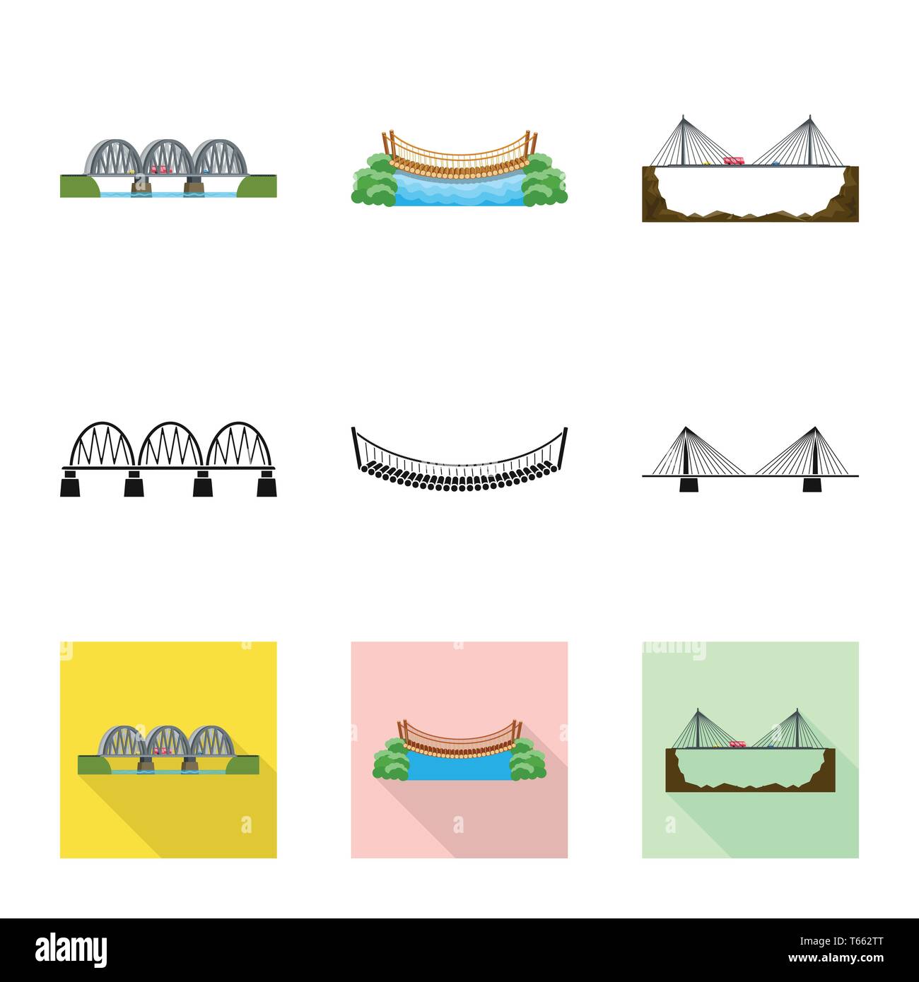 Isolated Object Of Connection And Design Sign Set Of Connection And Side Vector Icon For Stock