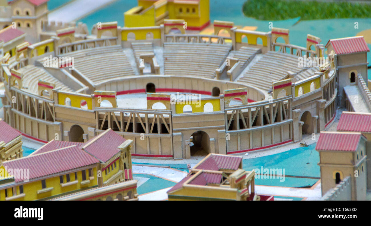 Roman city reconstruction model hi-res stock photography and images - Alamy