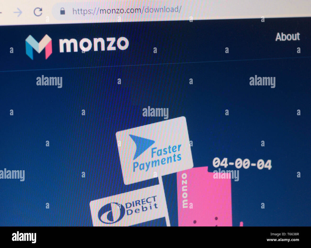 Online banking screenshot hi-res stock photography and images - Alamy