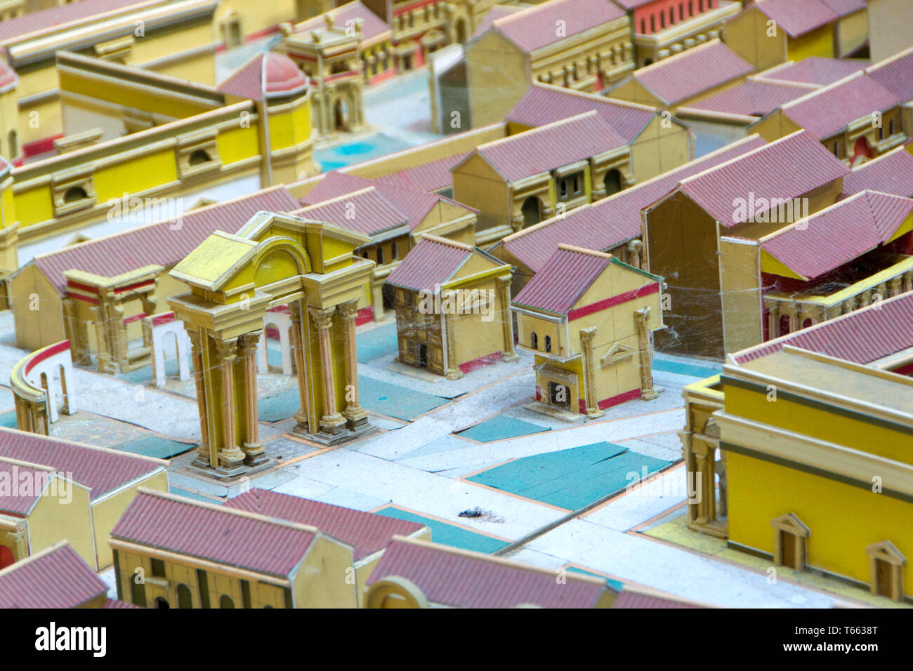 Model of the Roman city of Viminacium in Serbia Stock Photo - Alamy