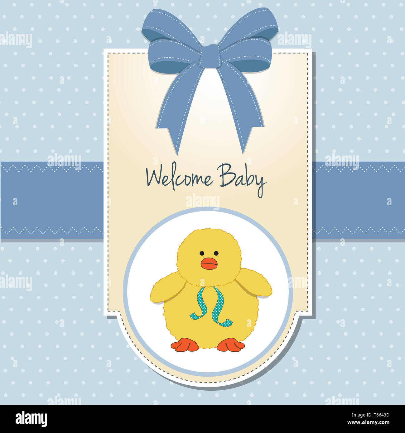 new baby boy welcome card Stock Photo - Alamy