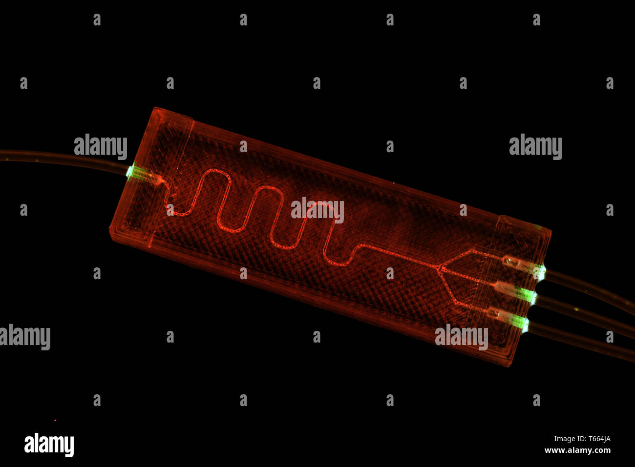 Organ-on-a-chip (OOC) - microfluidic device chip that simulates ...