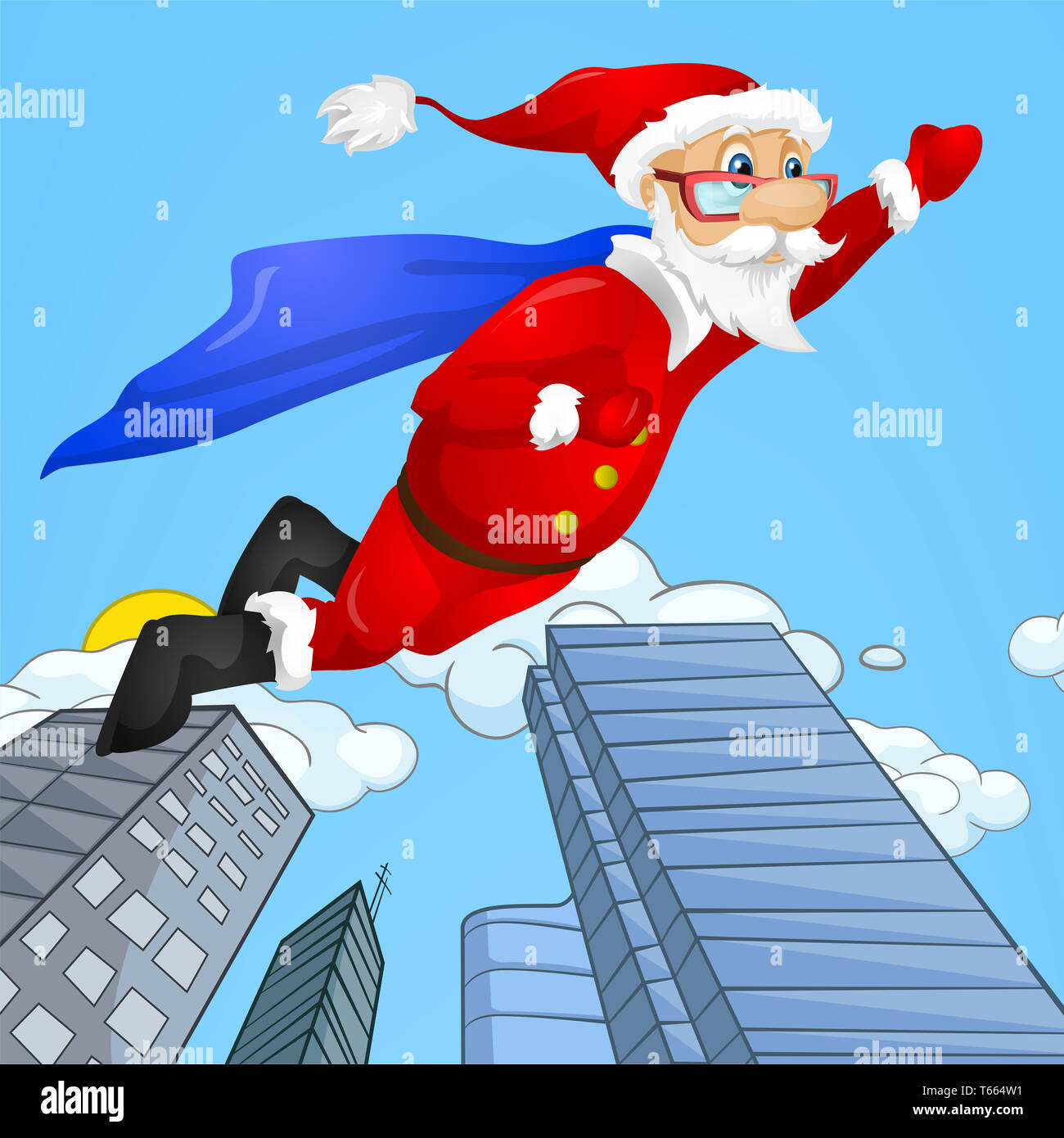 Secret santa cartoon hi-res stock photography and images - Alamy
