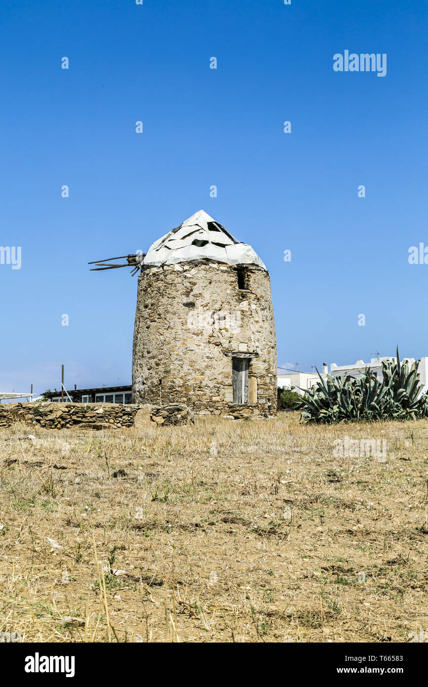 Ancient greek windmill greece hi-res stock photography and images - Alamy