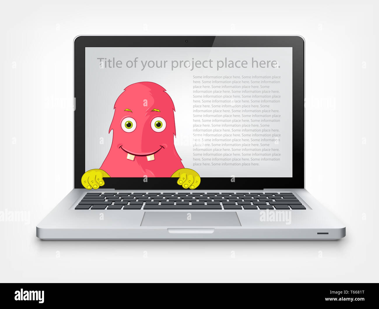 Monster computer screen hi-res stock photography and images - Alamy