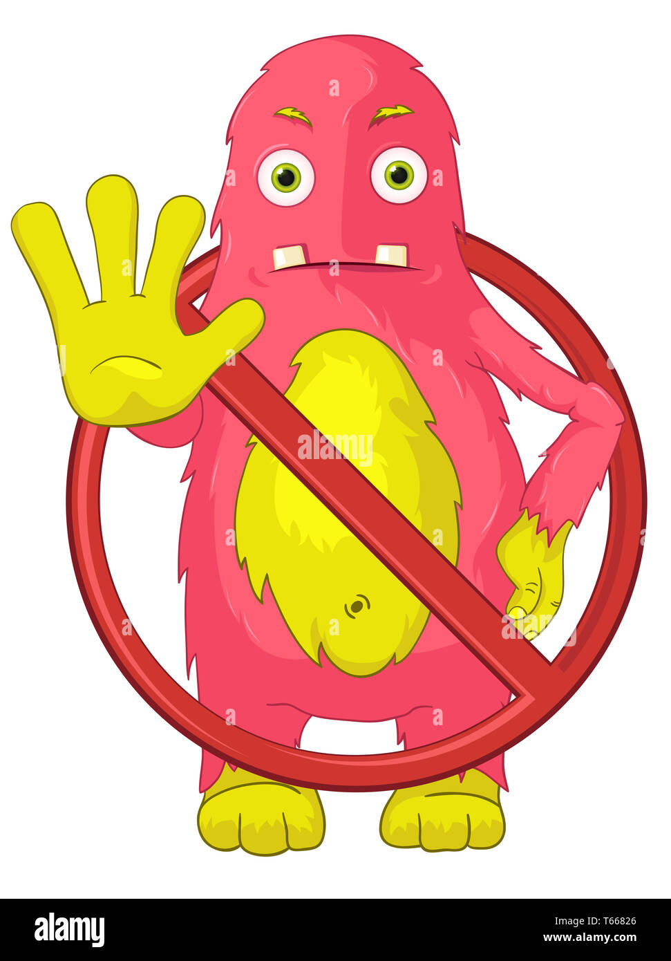 Stop hand gesture wrong Cut Out Stock Images & Pictures - Alamy
