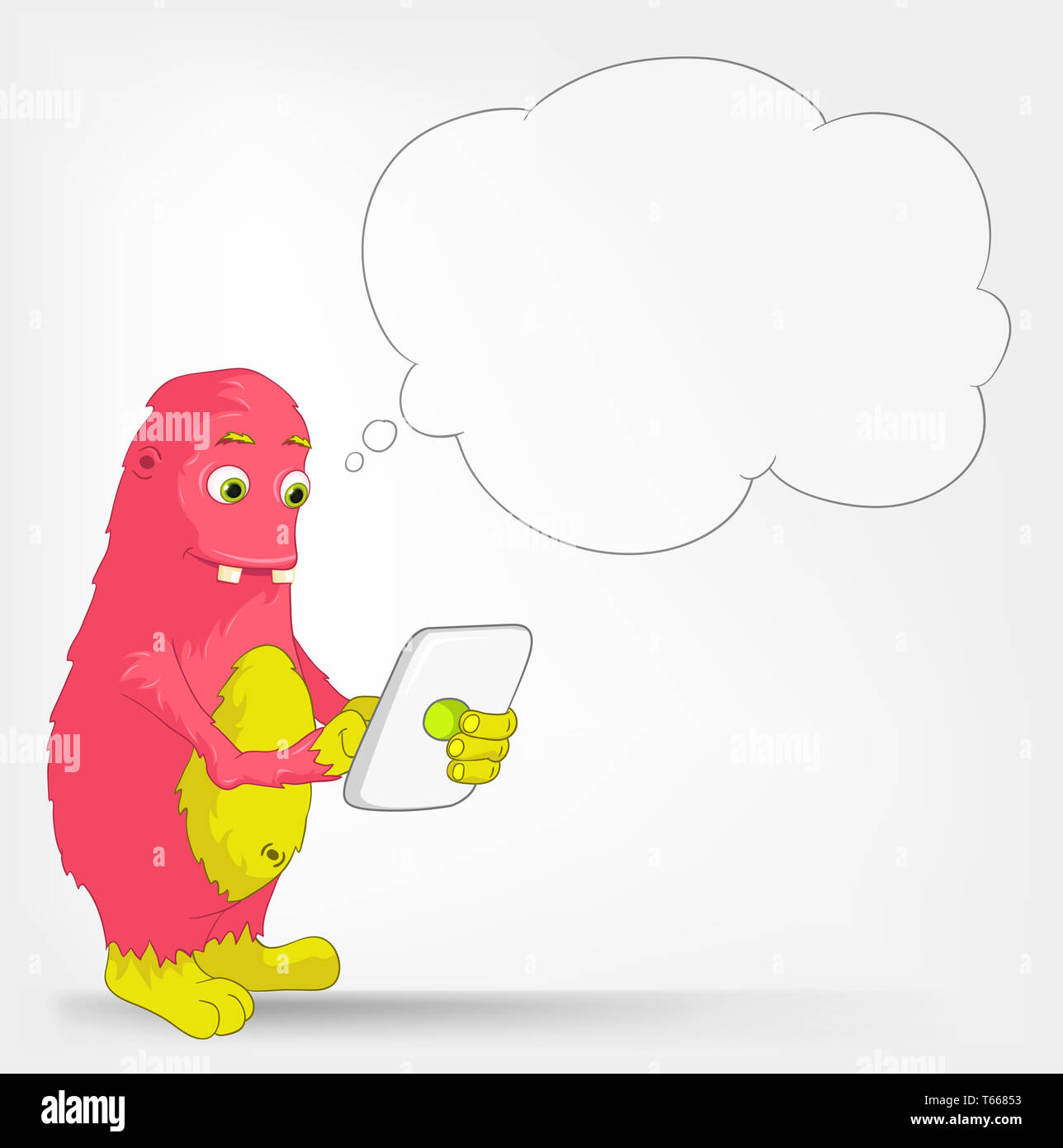 Cute tablet art hi-res stock photography and images - Alamy