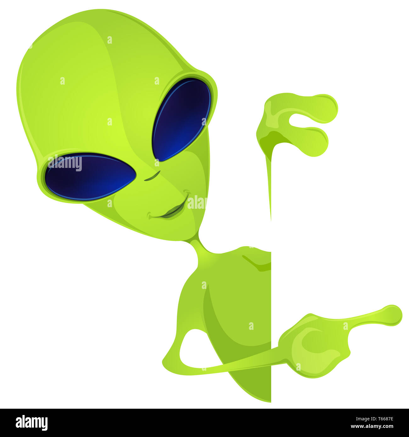 Funny alien Cut Out Stock Images & Pictures - Alamy