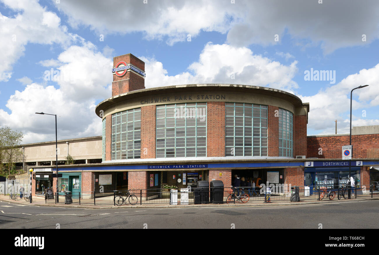 Chiswick Park Underground Station Stock Photo - Alamy