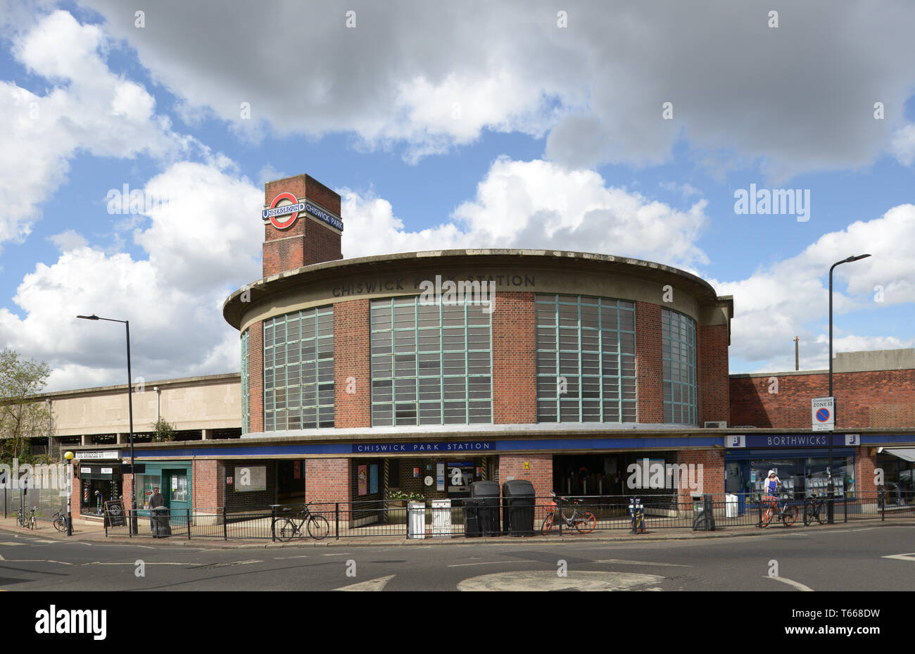 Chiswick Park Underground Station Stock Photo - Alamy