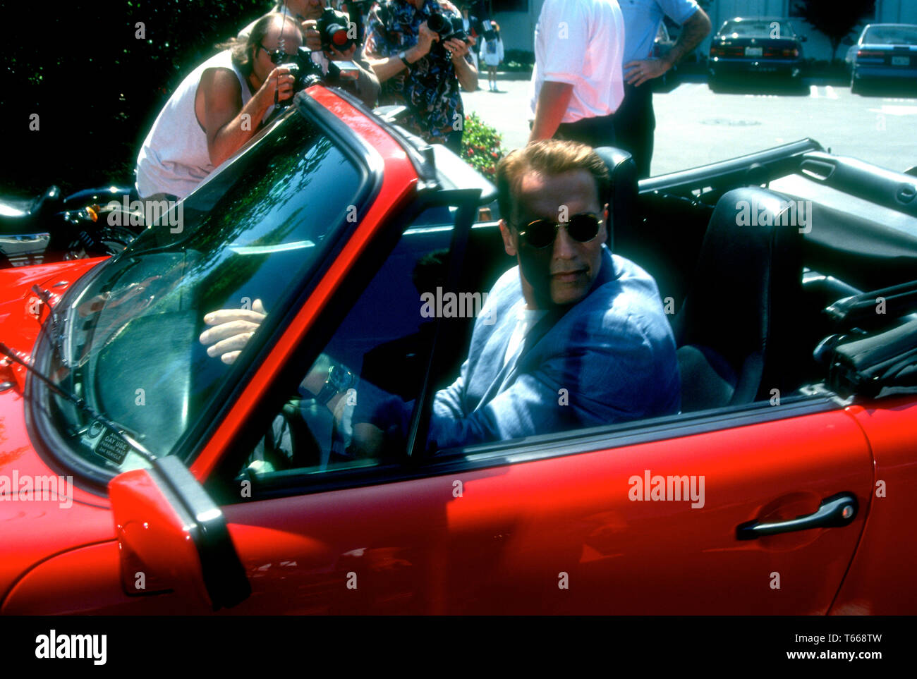 Culver City, California, USA 10th April, 1994 Actor Arnold ...