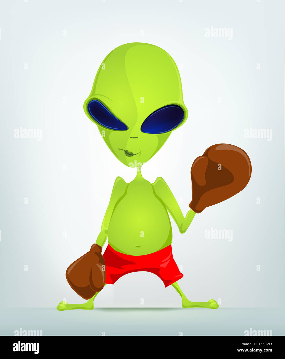 Muscular cartoon character hi-res stock photography and images - Alamy