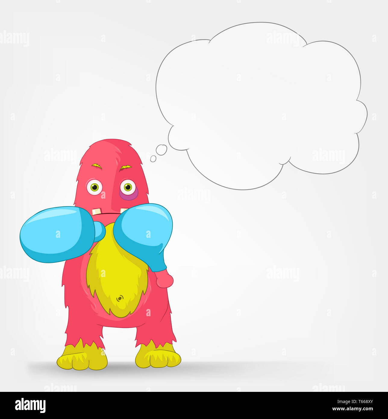 Funny Monster. Box Stock Photo - Alamy