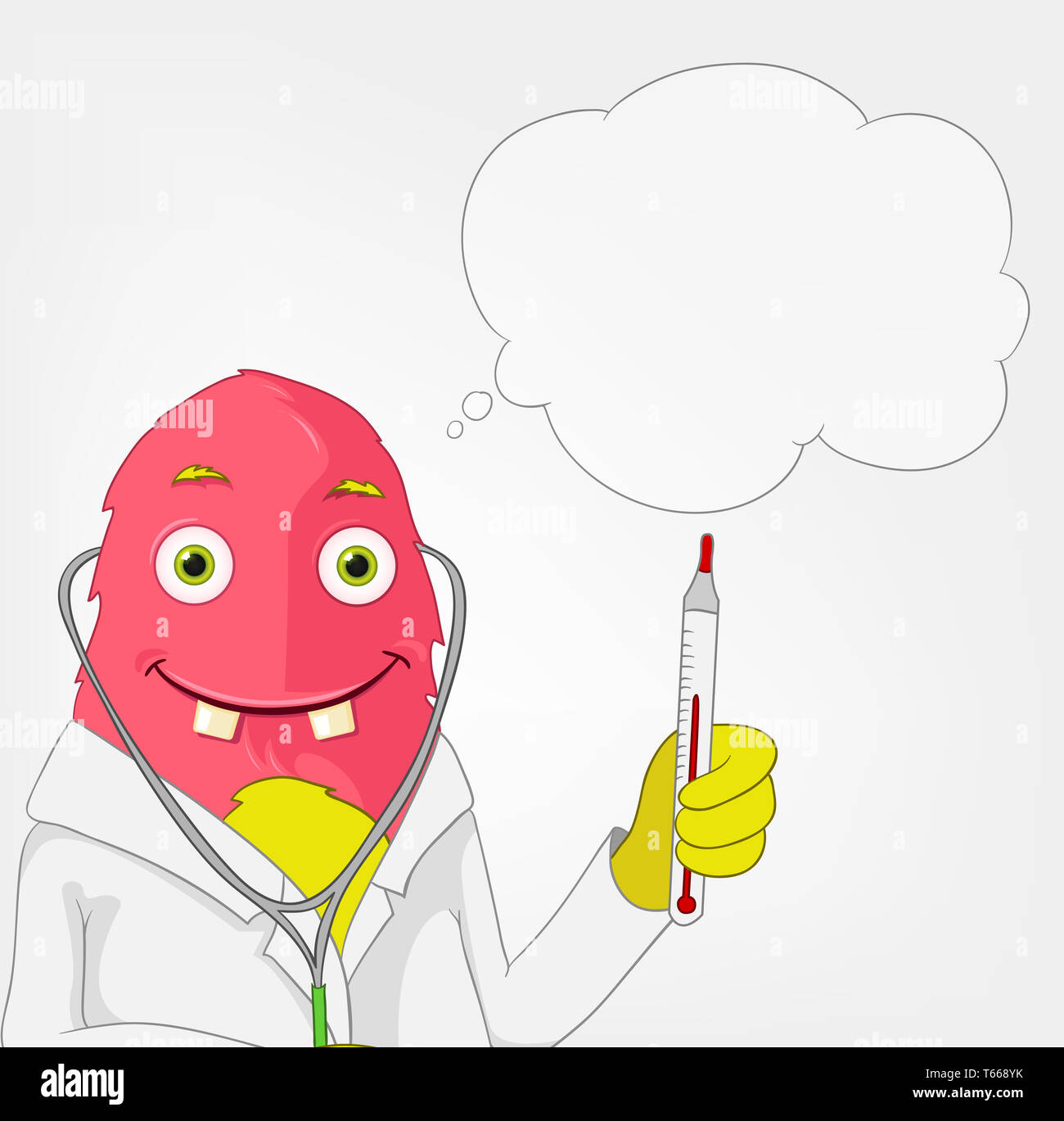 Funny Monster. Doctor Stock Photo - Alamy