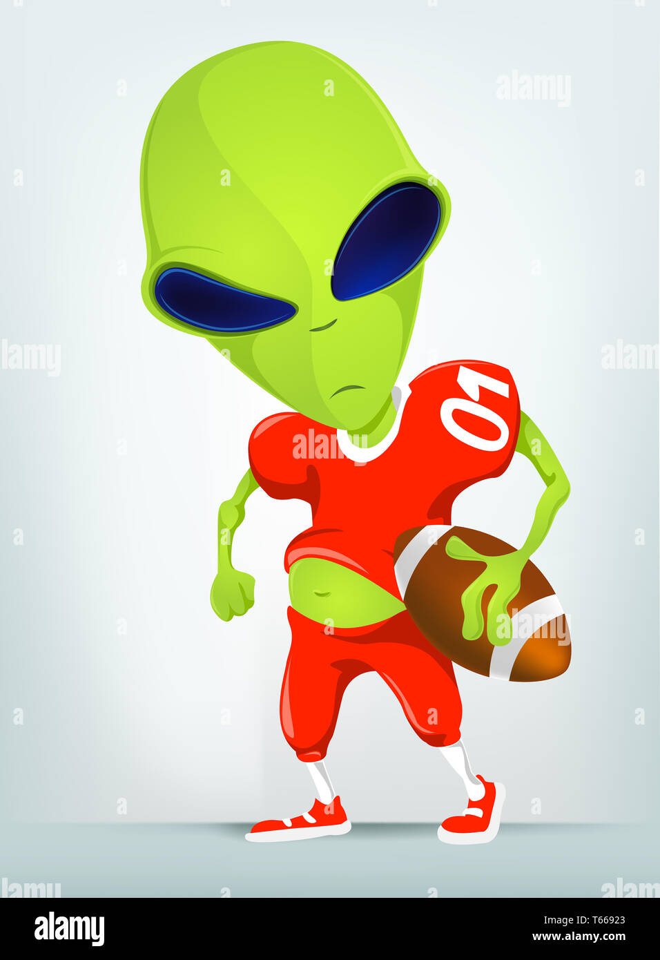 Cartoon character rugby ball football hi-res stock photography and ...