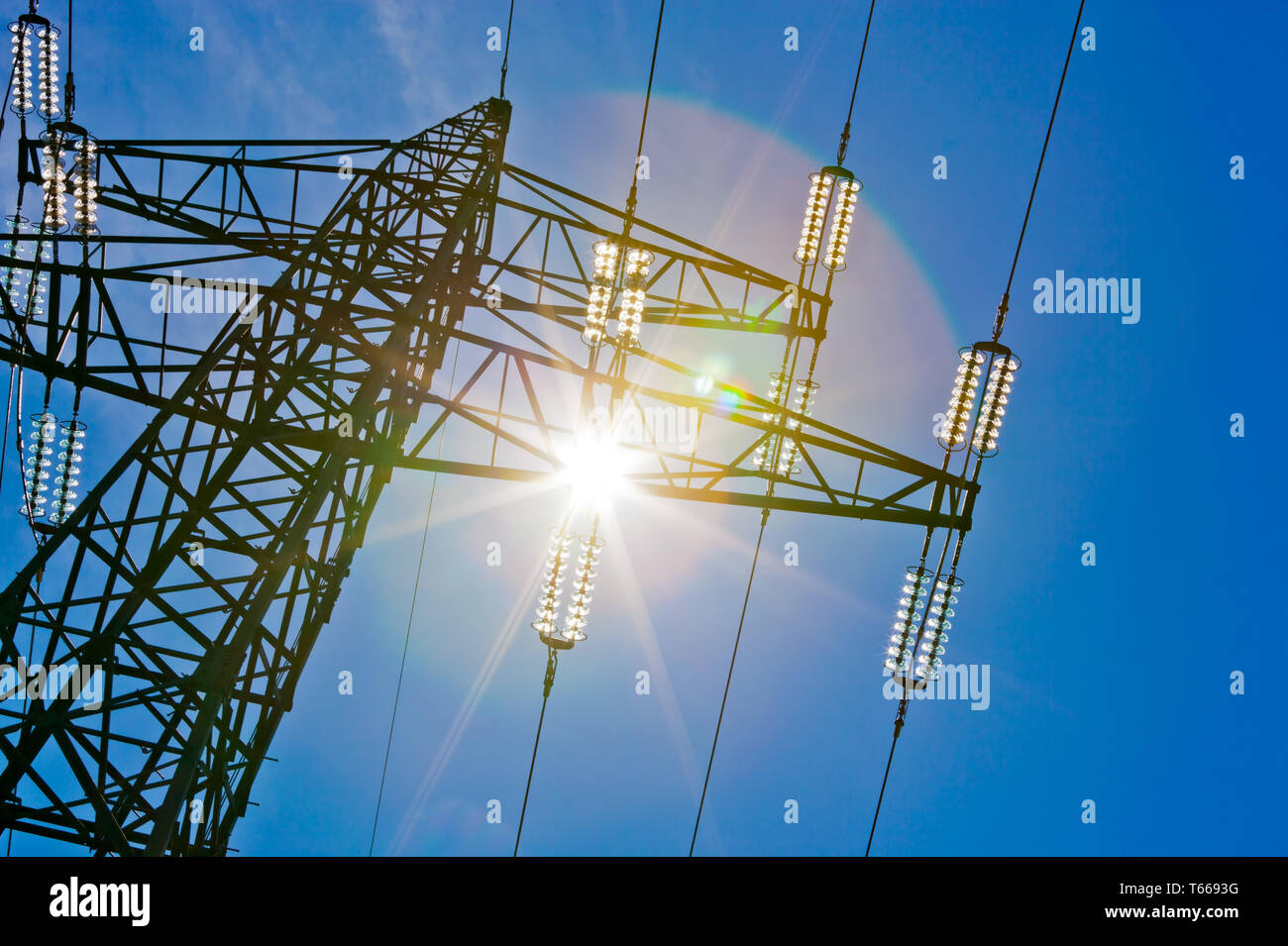 power pole symbol photo Stock Photo - Alamy