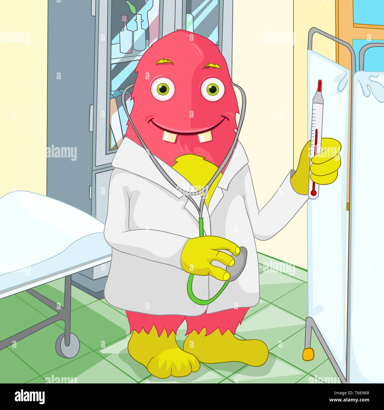 Funny cartoon medicine hi-res stock photography and images - Alamy