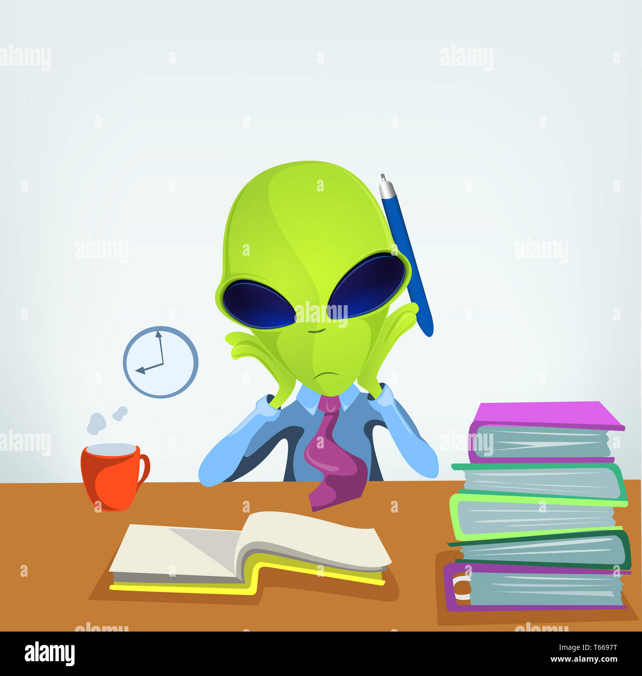 Funny office illustration hi-res stock photography and images - Alamy