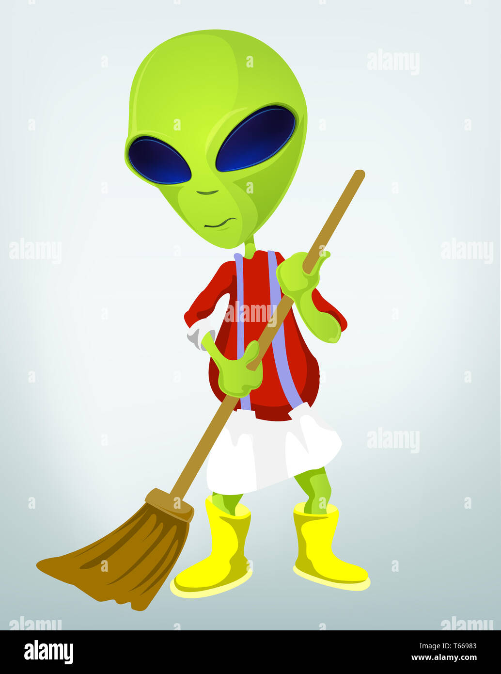 Manual worker cartoon illustration hi-res stock photography and images ...