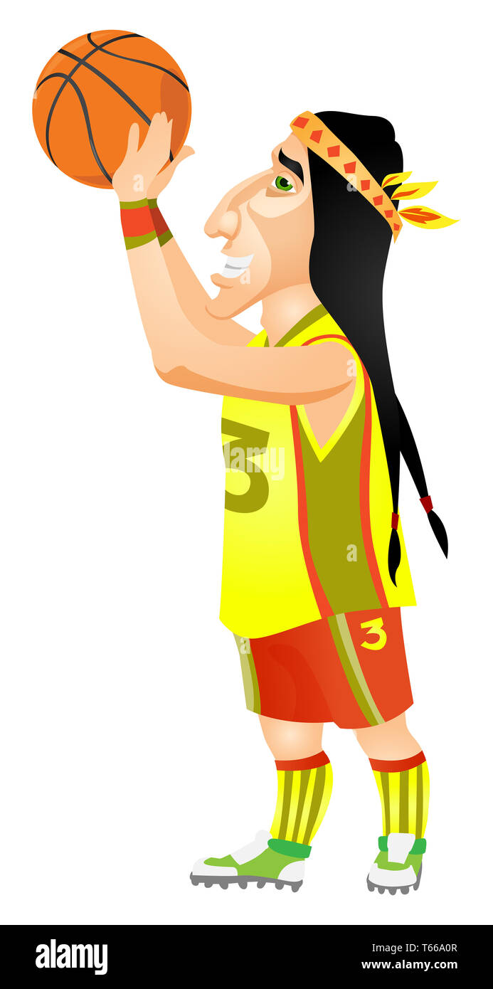 Native american ball illustration hi-res stock photography and images ...