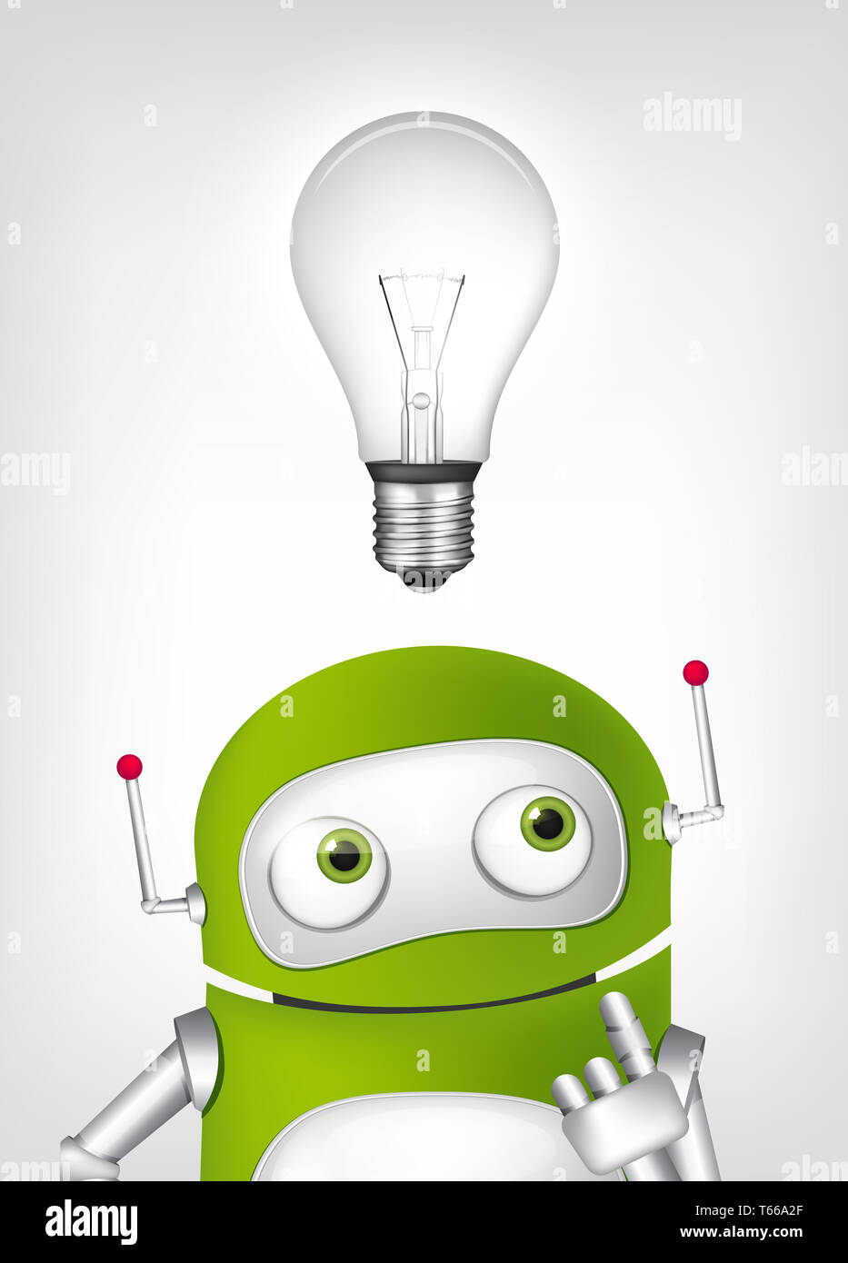 Cartoon robot ideas hi-res stock photography and images - Alamy