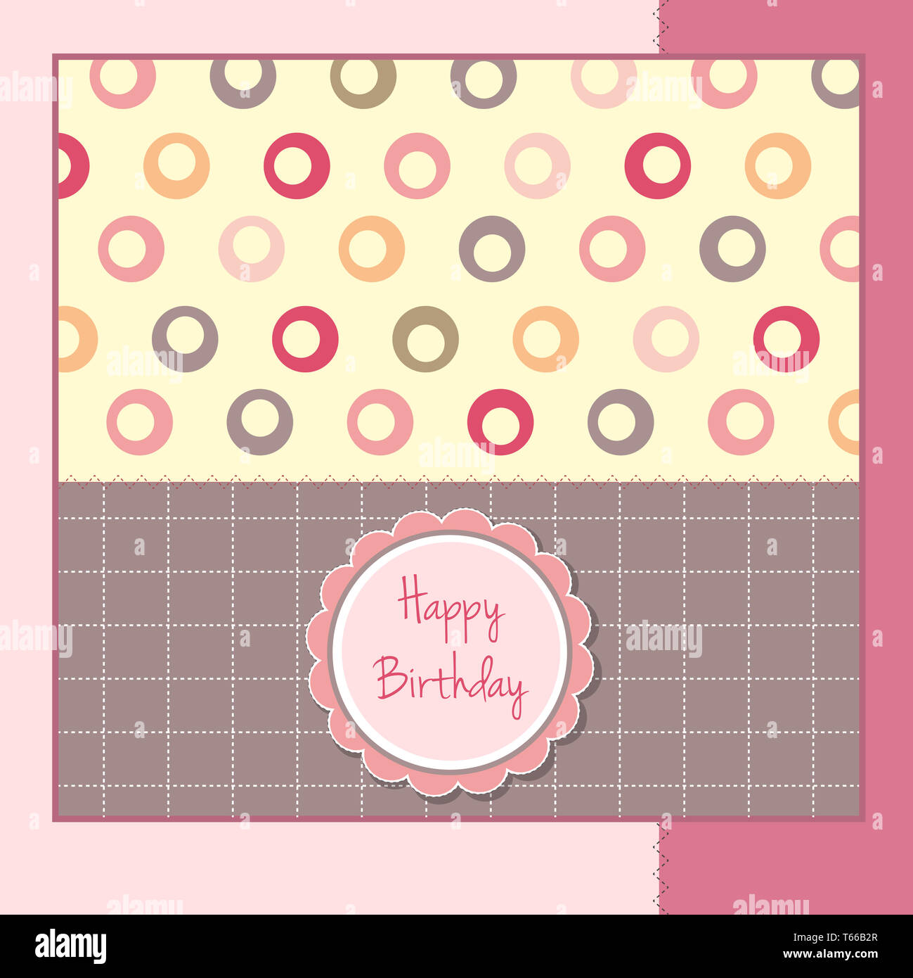 greeting card template design Stock Photo - Alamy
