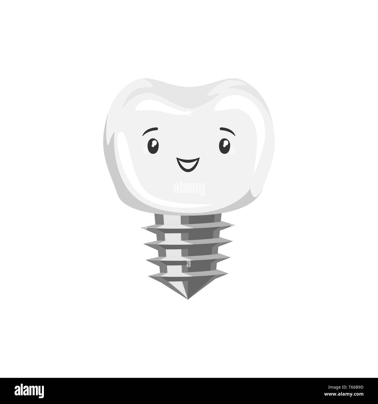 Implant tooth surgery Stock Vector Images - Alamy