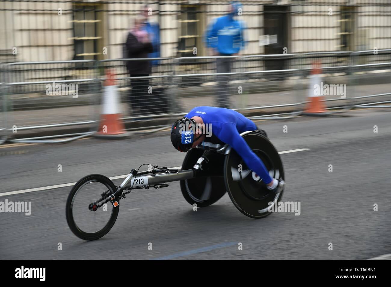 Racing wheelchair at London Marathon 2019 Stock Photo - Alamy