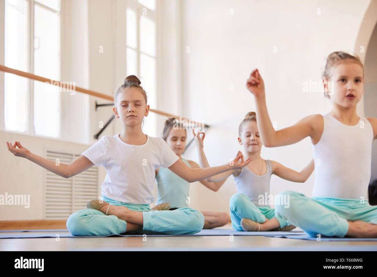 Yoga for Kids Stock Photo - Alamy