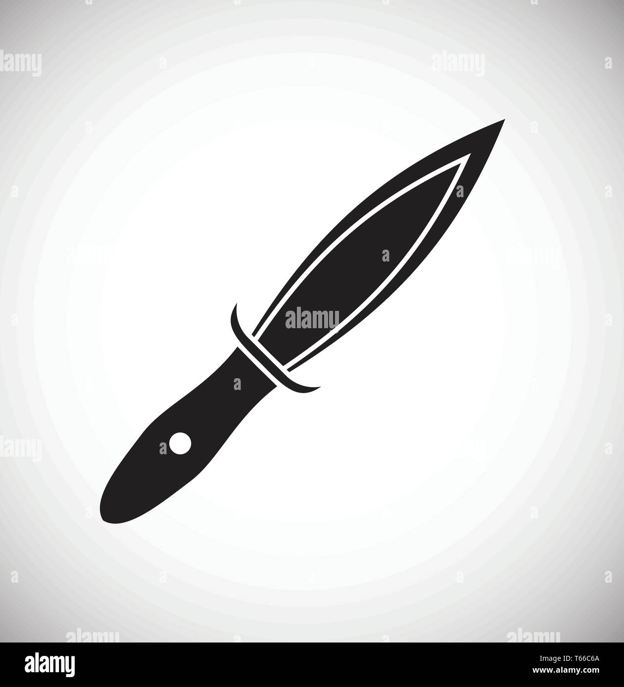Knife icon on background for graphic and web design. Simple vector sign ...