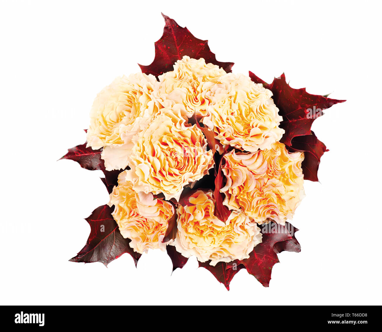 colorful autumn flower bouquet from yellow roses Stock Photo - Alamy