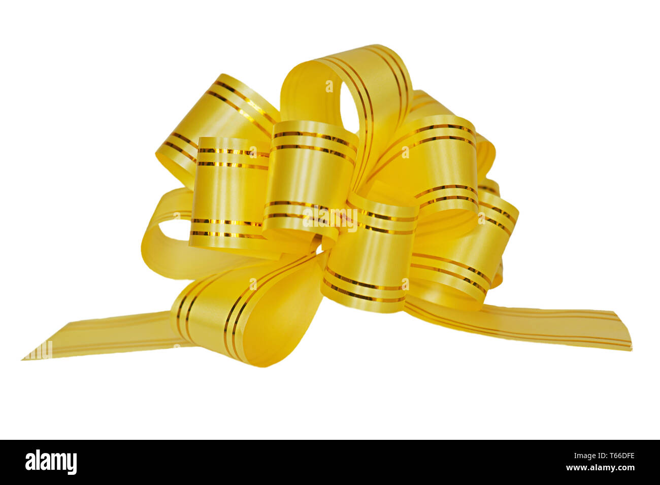 Gold satin ribbon texture hi-res stock photography and images - Alamy