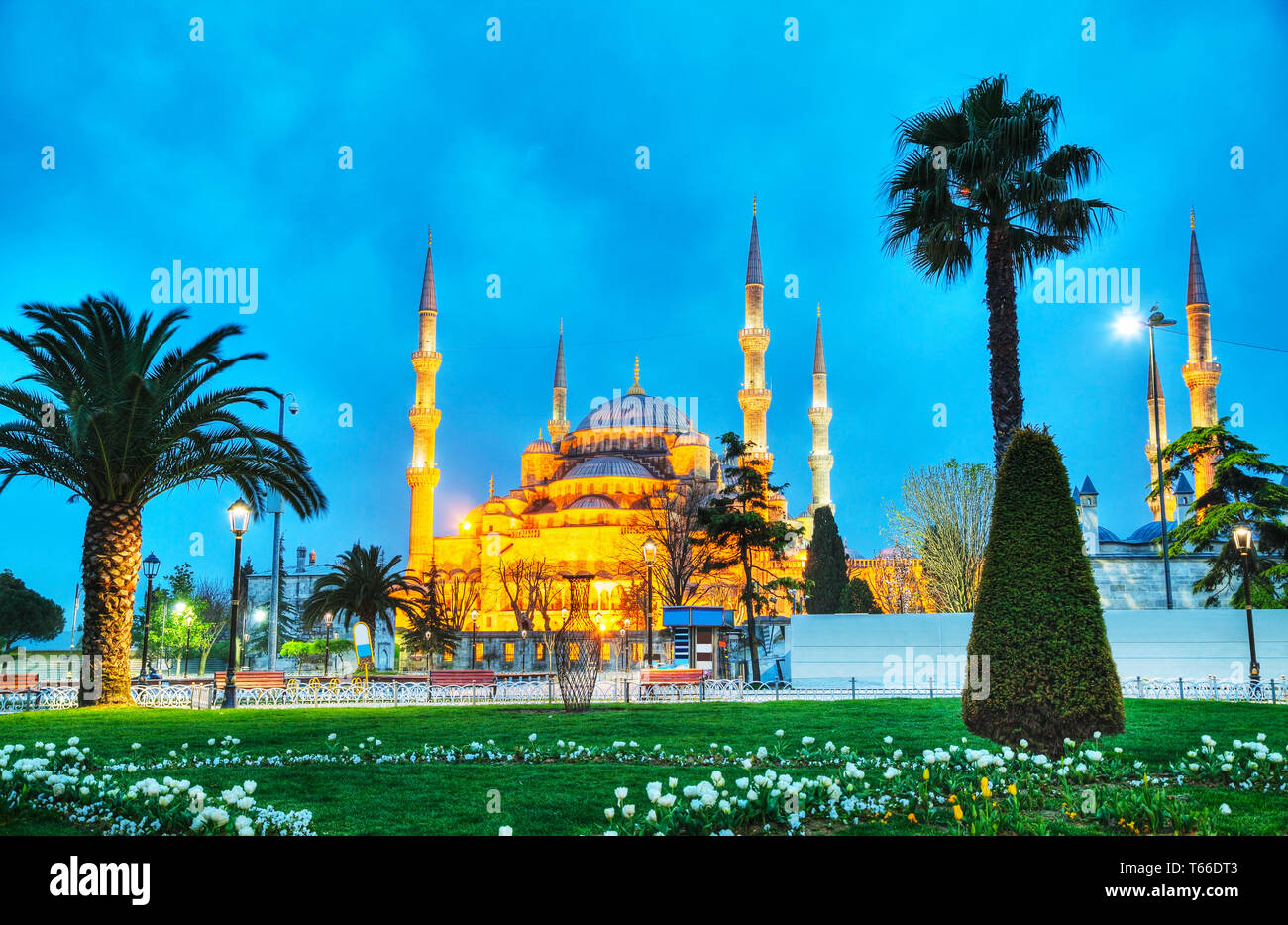Sultan Ahmed Mosque (Blue Mosque) in Istanbul Stock Photo - Alamy