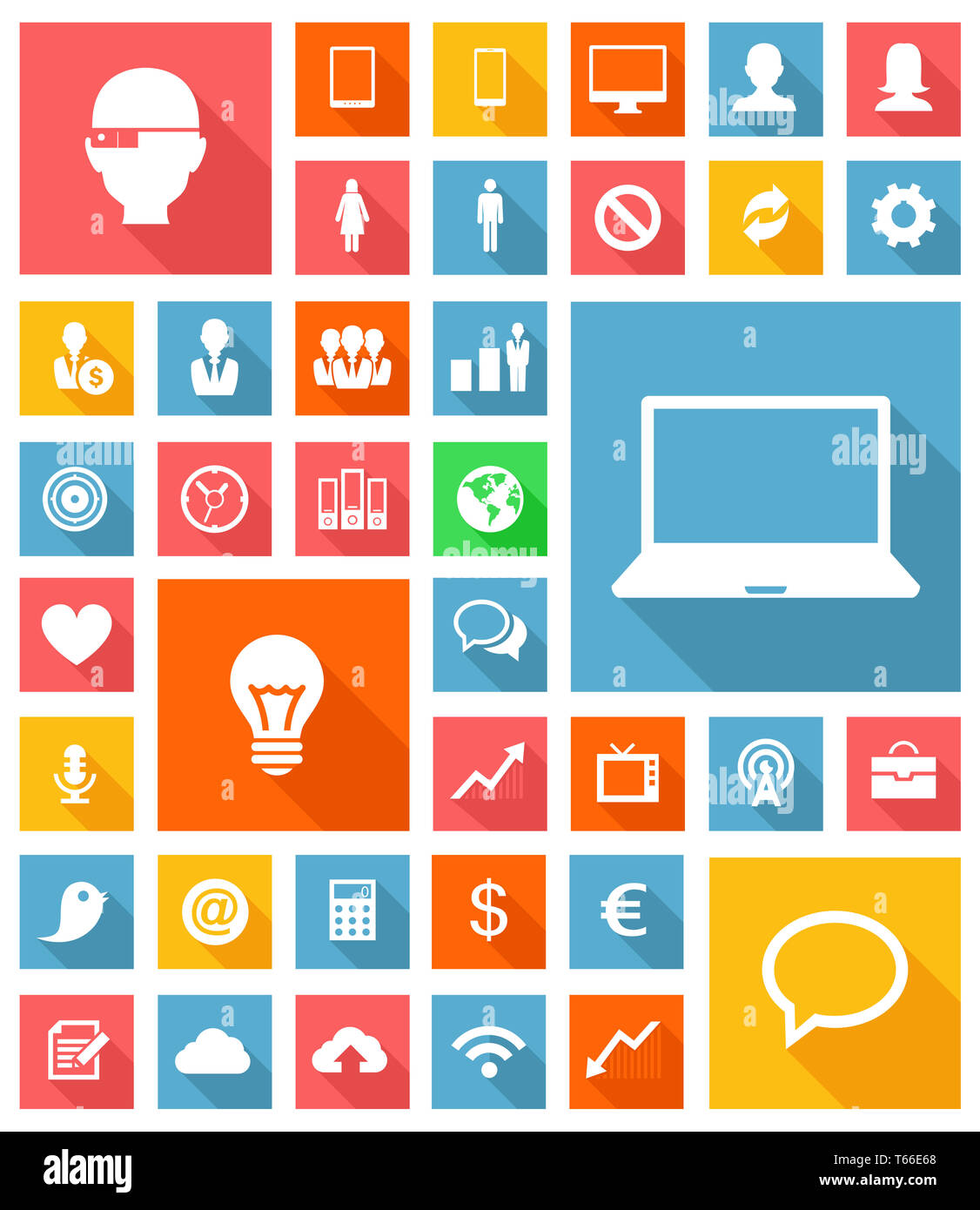 Web and Soft Icon set Stock Photo - Alamy