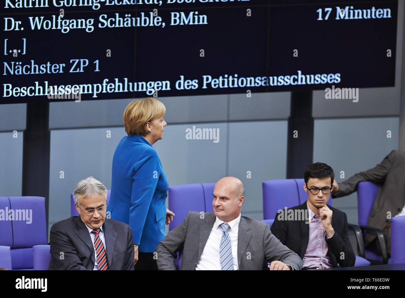 portrait of angela merkel, german chancellor in 2014 Stock Photo - Alamy