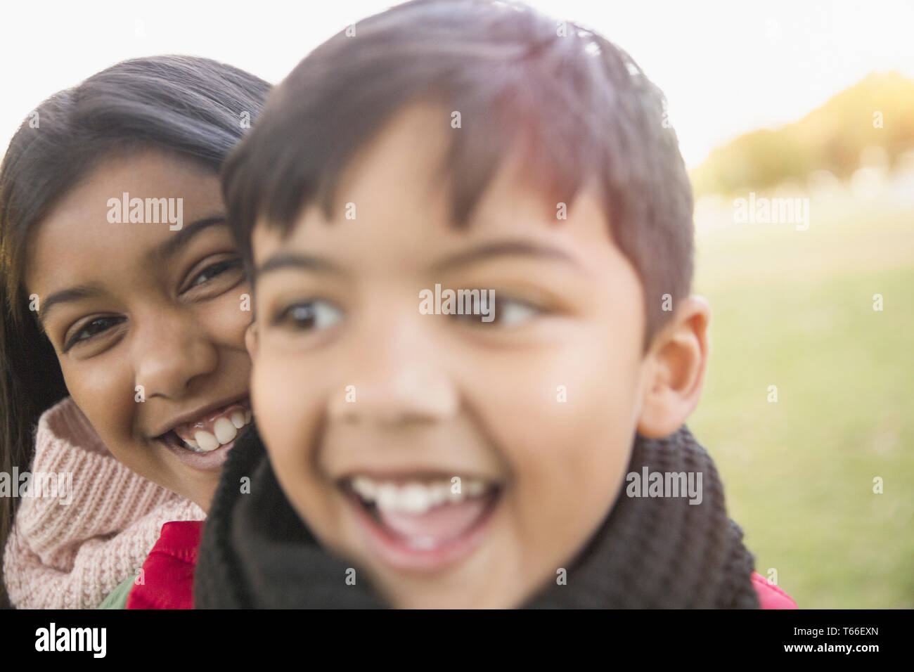Indian brother and sister hi-res stock photography and images - Alamy