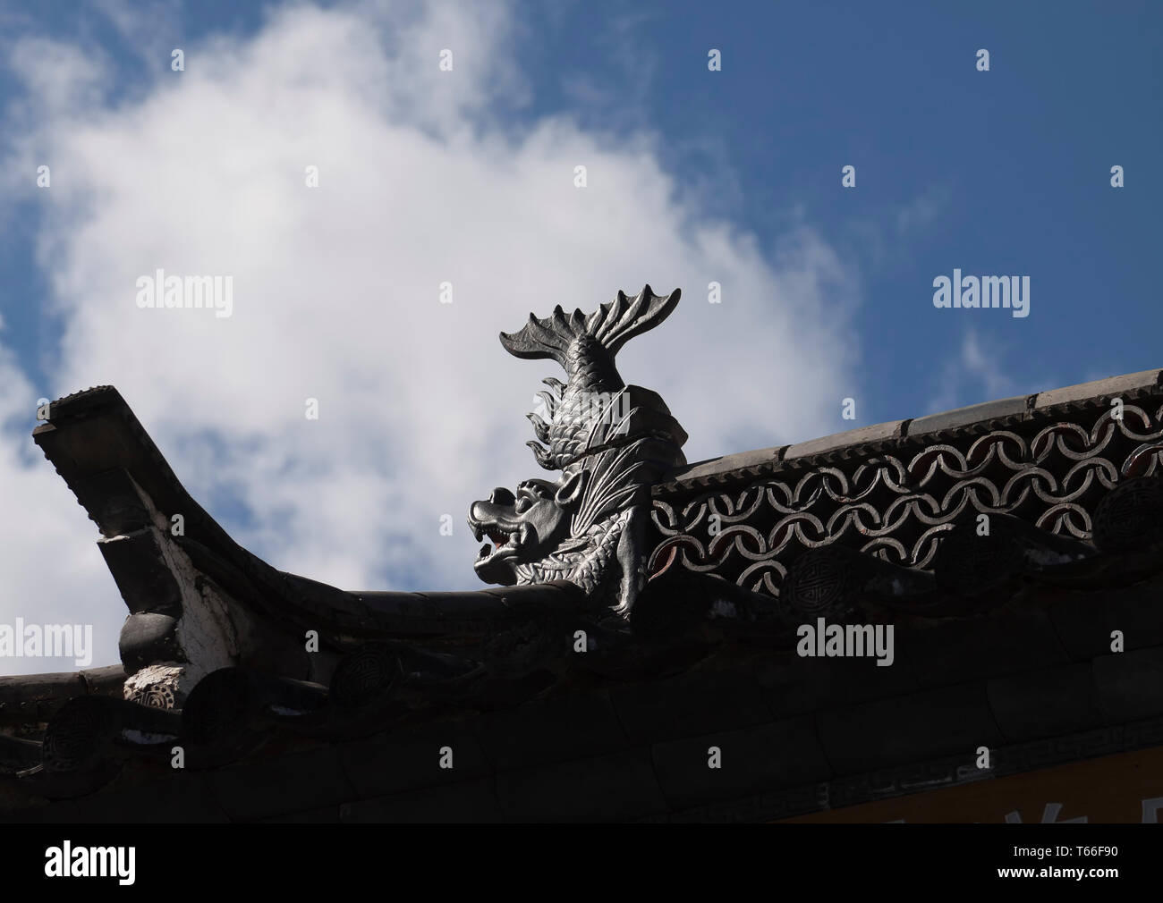 Yuhu village, belonging to the Naxi minority, located about 15 ...