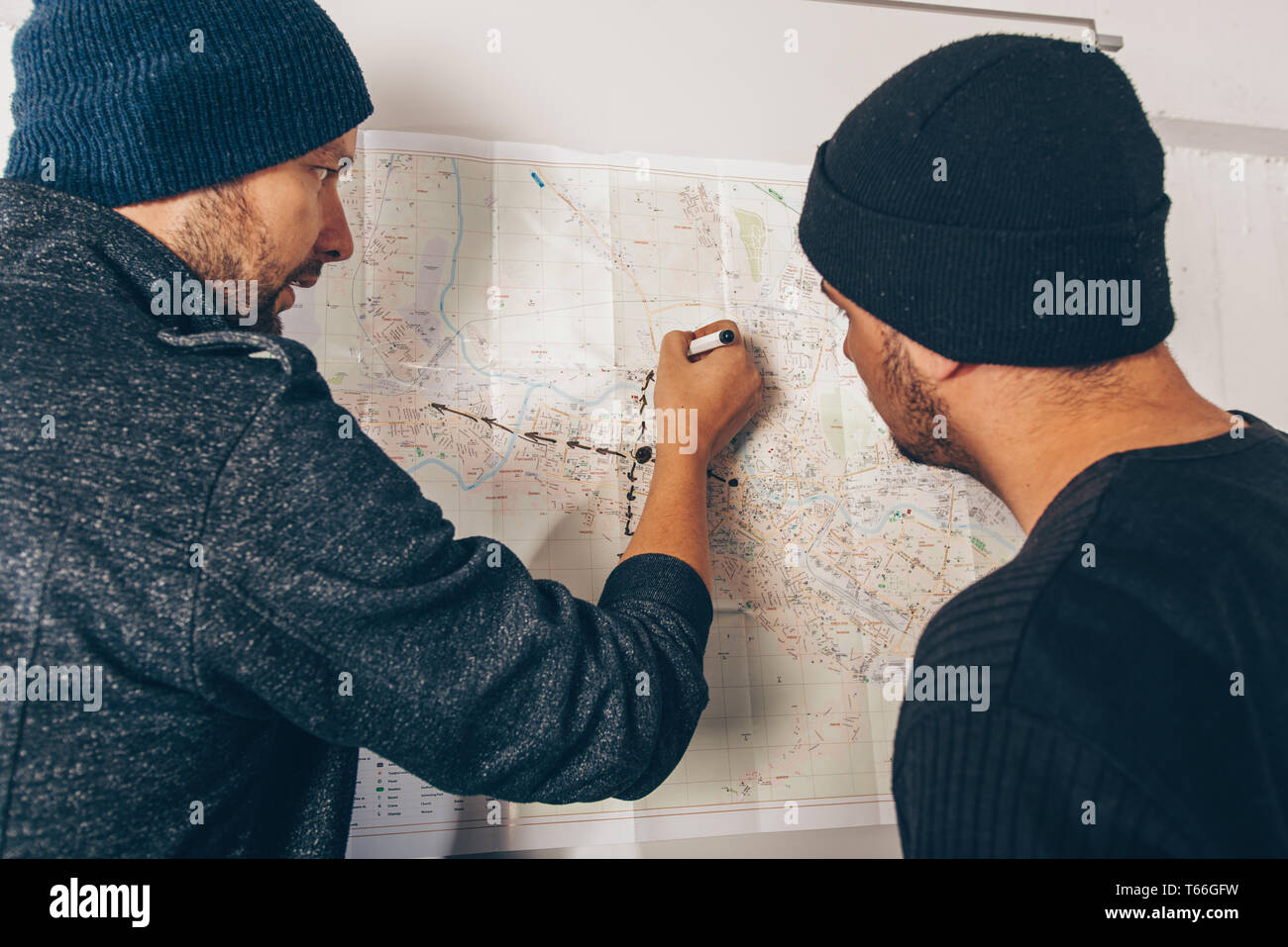 Heist planning hi-res stock photography and images - Alamy