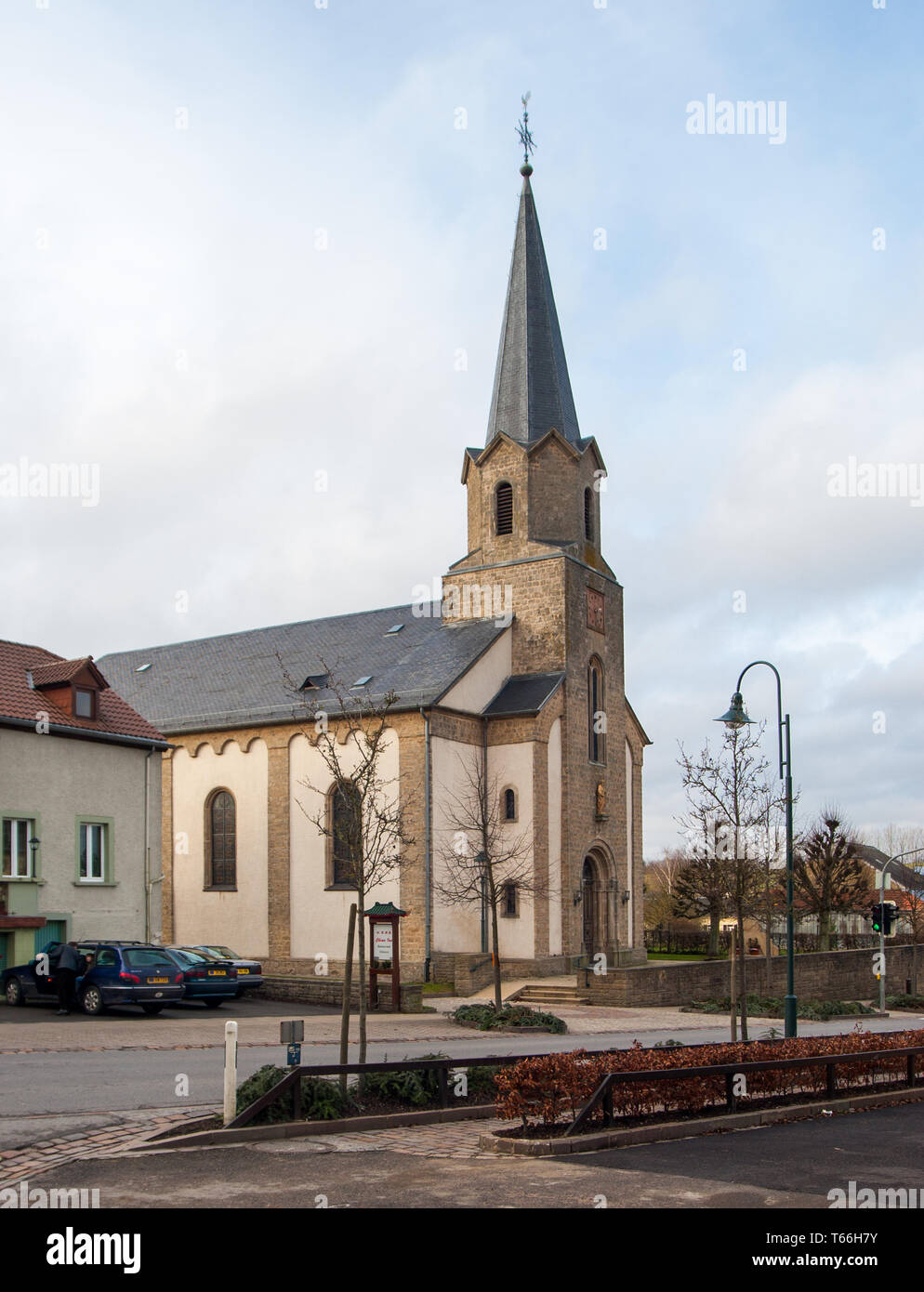 Church in Heffingen Stock Photo - Alamy